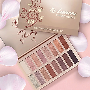 Best Pro Eyeshadow Palette Makeup - Matte Shimmer 16 Colors - Highly Pigmented - Professional Nudes Warm Natural Bronze Neutral Smoky Cosmetic Eye Shadows