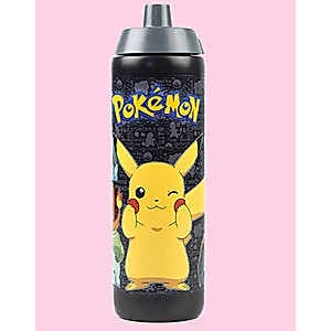 Pokemon Water Bottle Pikachu 724ml Plastic Sports Drink Cup One Size