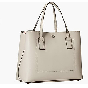 Designer Kate New York Women's Hadley Road Small Dina Top Handle Handbag Tote in Tusk Light Cream light Beige
