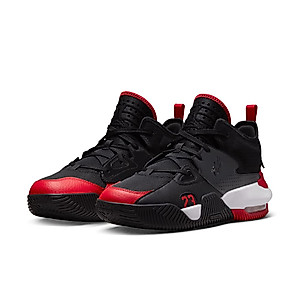 Nike Mens Jordan Stay Loyal 2 Running, BLACK/WHITE-UNIVERSITY RED, 9 UK (9.5 US)