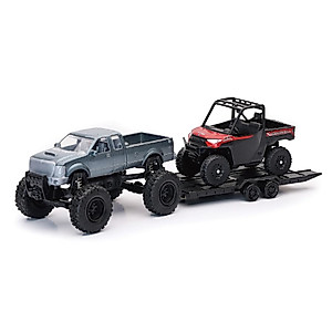 New-Ray Toys 4 X 4 Pick up Truck and Polaris Ranger (Vehicle Colors May Vary)