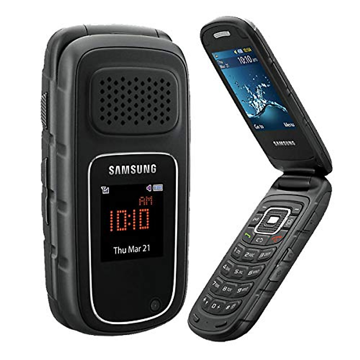 Samsung Rugby 3 A997 GSM Unlocked Rugged Flip Phone - Dark Gray