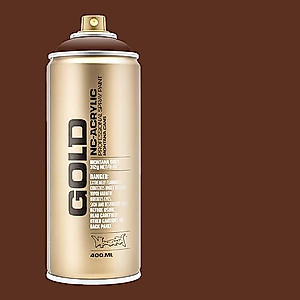 Montana Cans GOLD Spray Paint, 400ml, Shock Brown