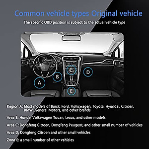 OBD Splitter Adapter, Right Angle 30cm/12 OBD II Splitter Extension Cable Male to Dual Female Y Cable, 16 Pin Cable Male to Dual Female Cord Adapter