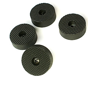 4 Quality Rubber Feet for Guitar Amps Speaker Cabinets etc, Large dim 35mm