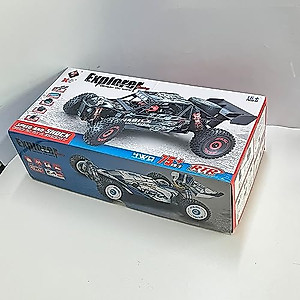 WLtoys 124016(V2) RC Car,Upgraded 3000mah Battery * 3, 75km/h Brushless Remote Control Car, 1:12 Scale Fast RC Cars & 2 Batteries, 4WD All Terrain Off Road RC Truck (WLtoys124017)