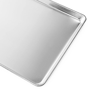 GRIDMANN 18" x 26" Commercial Grade Aluminum Cookie Sheet Baking Tray Pan Full Sheet - 12 Pans