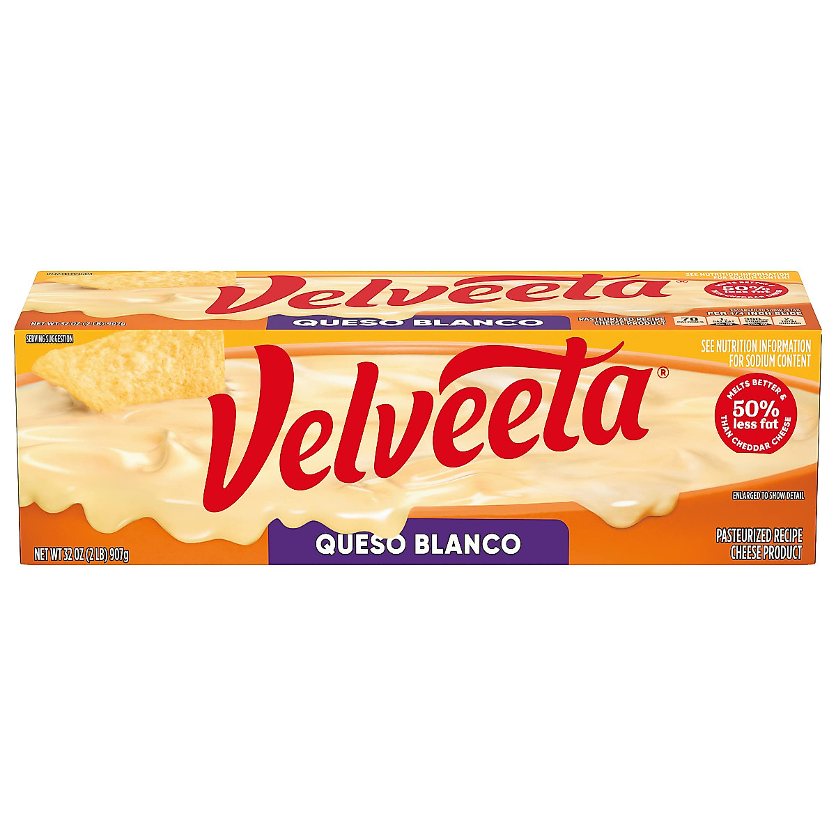 Velveeta Queso Blanco Melting Cheese (32 oz Block)