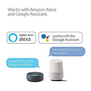 ERIA Zigbee Color A19 Smart Bulb Compatible, Alexa, Google Assistant and ZigBee hubs (2-Pack)