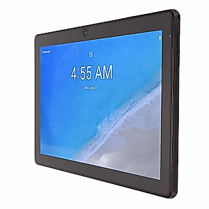 Kufoo Black Tablet, 4G LTE Internet ROM 512GB 8MP 16MP Mini Tablet for Office (US Plug)