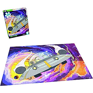 Rick and Morty “The Outside World is Our Enemy, Morty!” 1000 Piece Jigsaw Puzzle | Officially Licensed Rick & Morty Merchandise | Collectible Puzzle Featuring Rick and Morty Artwork