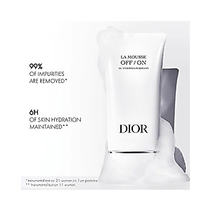 Dior La Mousse Off/On Foaming Face Cleanser, 5.0 Ounce