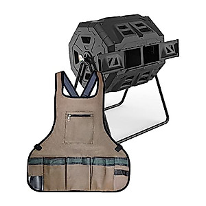 Garden Compost Bin with Garden Work Apron,Great Gardening Gifts for Women Men Lawn Care