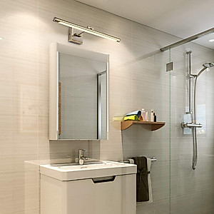 Joosenhouse Modern LED Picture Lights 24.4 inch, Antique Bronze Metal Artwork Display Lamp with Rotatable Sconces Lamp Head, 14W (70W Eqv.), Hardwired Connection, 3000K Warm White 840Lm…