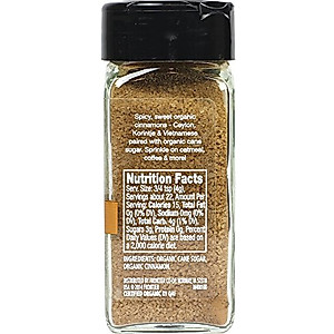 Simply Organic Spice Right Everyday Blends Cinnamon Sugar Trio, Certified Organic, Vegan, Vegetarian | 3.1 oz
