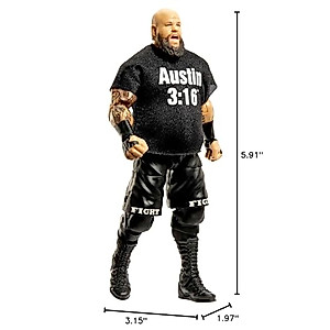 Mattel WWE Kevin Owens Elite Collection Action Figure, Deluxe Articulation & Life-like Detail with Iconic Accessories, 6-inch