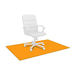 Amazon Basics Polycarbonate Office Chair Mat for Hard Floors, Large - 59 x 79-Inch, Clear