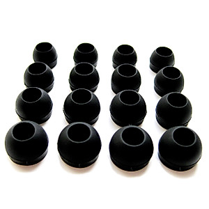 NICKSTON 16pcs (B-4sz) Replacement Earbuds Eartips Adapters Compatible with Treblab XR100 Sport Earphones Headphones