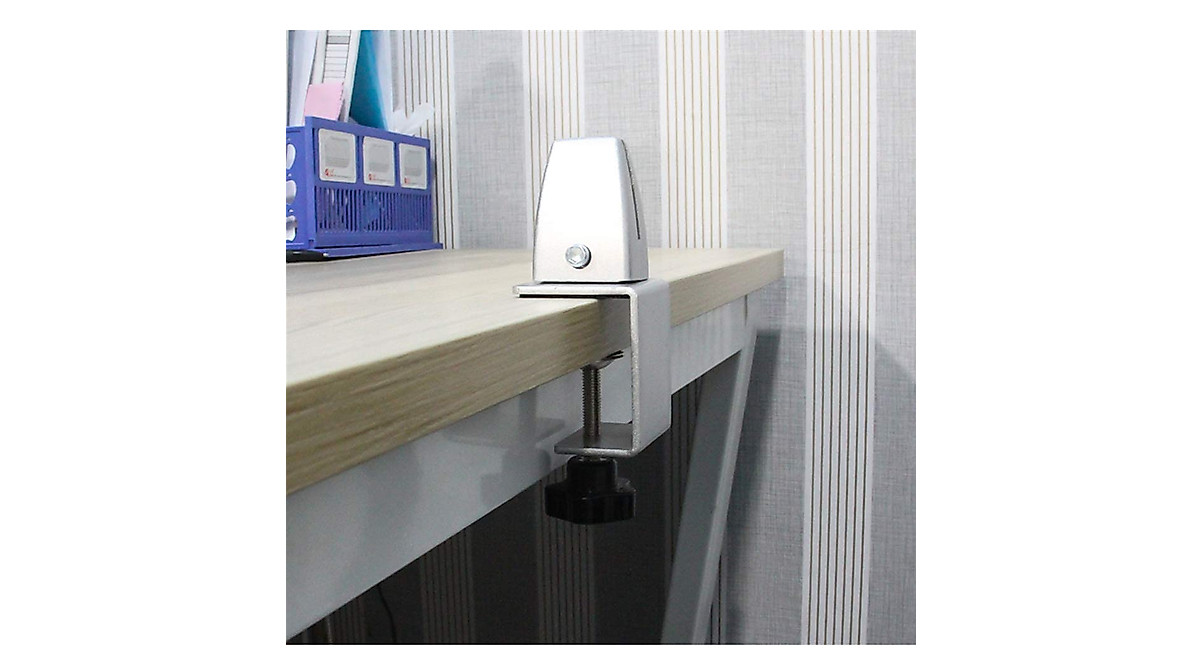 Adjustable Sneeze Guard Clamp - Desk Divider 2 Pack
