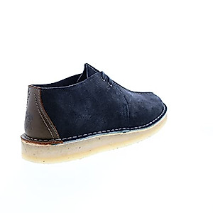 MEN’S CLARKS ORIGINAL DESERT TREK “MADE IN PORTUGAL, INK HAIRY SUEDE, 7.5