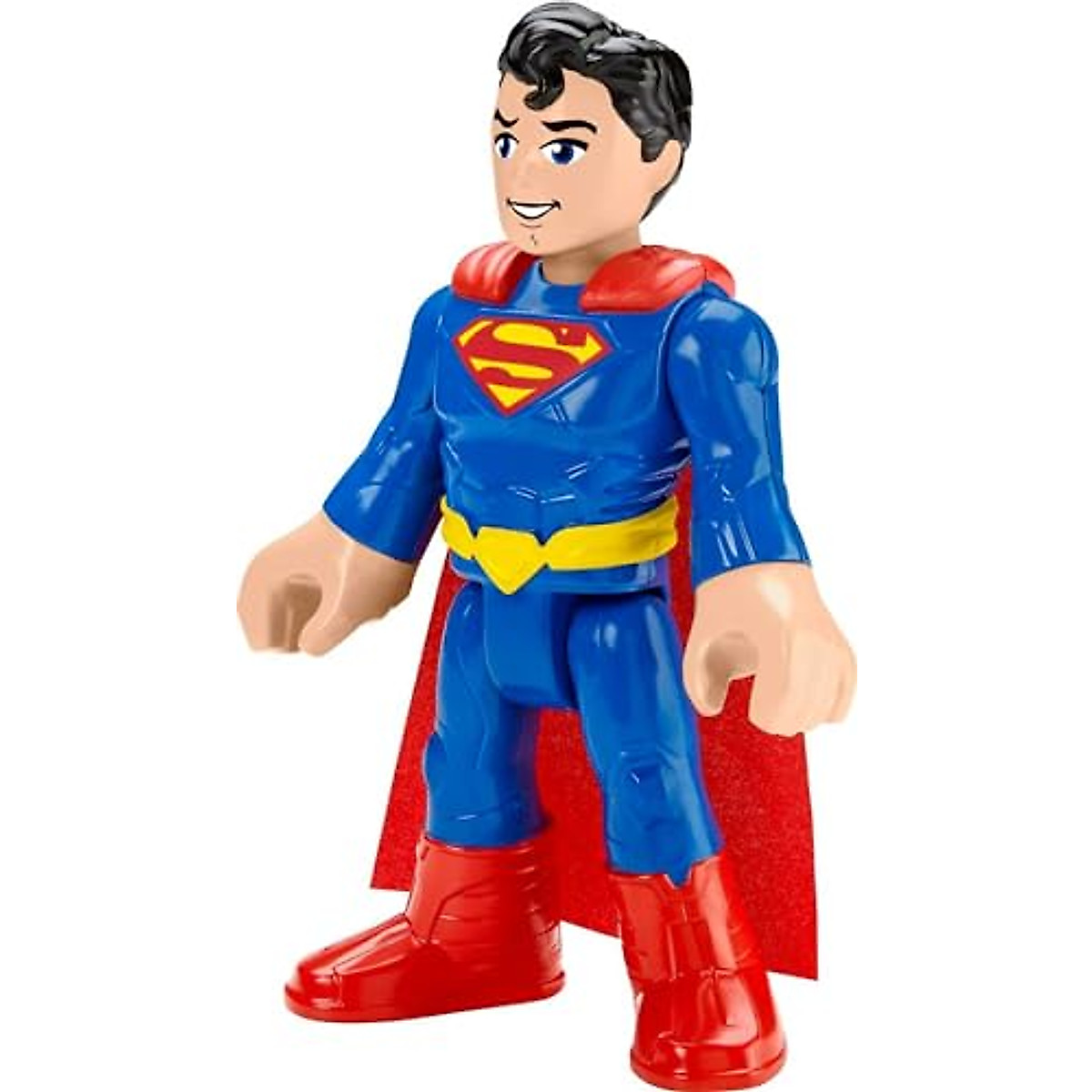 DC Super Friends Imaginext DC Super Friends Superman Xl Toy 10-In Figure with Fabric Cape for Preschool Kids Ages 3+ Years
