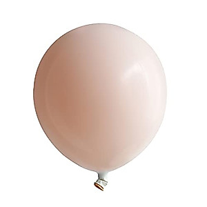 Sand White Balloon Garland Arch Kit-Sand White Balloons Double-Stuffed Peach Balloons for Wedding Baby Shower Bridal Engagement Anniversary Graduation Birthday Decorations