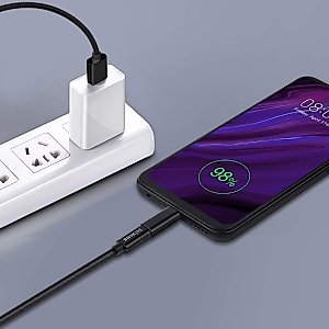 10Piece Type C Adapter Kit, Compatible with Micro-USB/Type-C/USB/1 -p Hone Cable,Foam Insert Travel Case with Carabiner, Includes USB Type C Cable