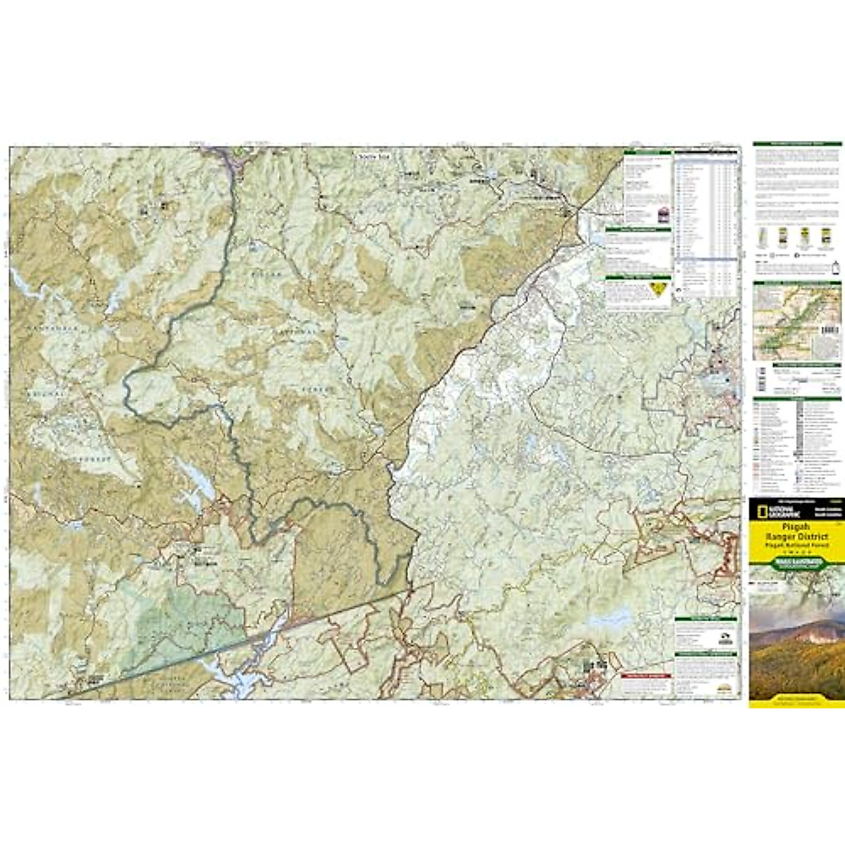 Pisgah Ranger District Map [Pisgah National Forest] (National Geographic Trails Illustrated Map, 780)
