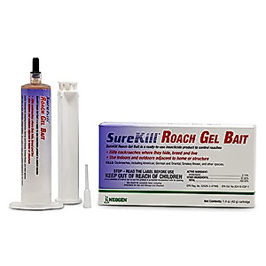 Neogen Sure Kill Roach Gel Bait- Roach Killer Indoor Infestation- Kill Roaches Indoor and Outdoor- Perfect Household Solution- Available with Premium Quality Centaurus AZ Gloves- 40 Gram