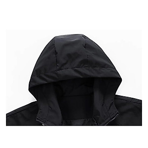 Men and Women Coats Waterproof Breathable Winter Hiking Rain Jacket for Running Cycling Golf Gear (Color : Brown, Size : Medium)