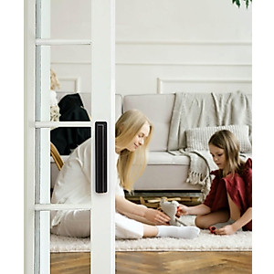 RVPEKUPE 2-Pack Adhesive Cabinet Handles Stick On Handle Self Stick Drawer Pulls No Drill Cabinet Pulls for Cabinet Closet Glass Sliding Shower Door Handle - 6", Black