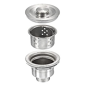 MECCANIXITY Sink Drainer Kit, Adjustable Flexible Drain Pipe Kit with Seal Ring for Kitchen Bathroom, Gray Green