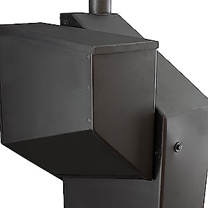 US Stove Company US GW1949 Wiseway Non-Electric Pellet Stove, 60 lbs Hopper, Black