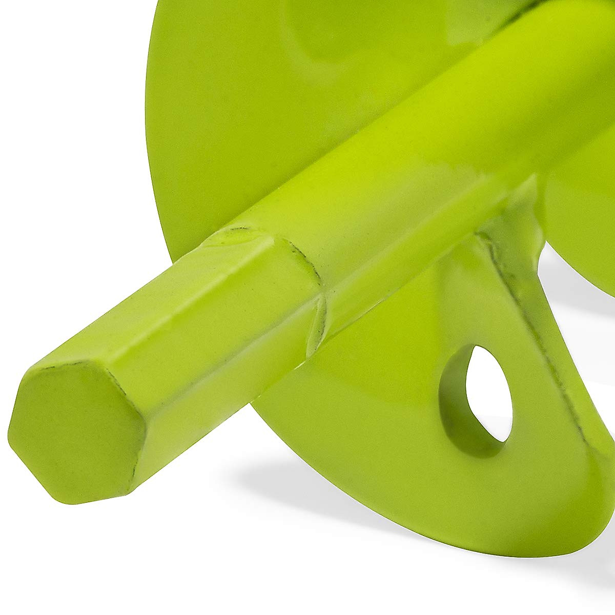 XtremepowerUS 2” x 9" inch Plant Flower Bulb Auger Drill Bit Garden Flower Auger Earth Dirt Hole Digger Bedding Plant Auger for 3/8” Hex Drive Drill