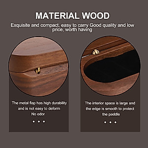 Guitar Display Case Guitar Pick Box Storage Wooden Guitar Picks Case Guitar Picks Holder Organizer Small Item Organizer for Bass Mandolin Banjo Ukulele Coffee Guitar Pick Case