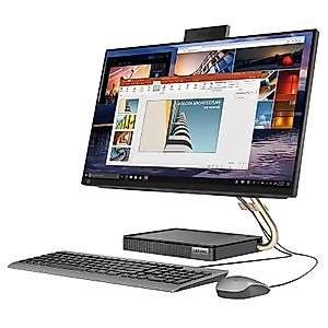 Lenovo IdeaCentre 5i 23.8" FHD Touchscreen All-in-One Desktop Computer - 11th Gen Intel Core i7-11700 8-Core 4.9 GHz, 16GB RAM, 1TB SSD + 1TB HDD, Intel UHD Graphics 750, FHD Webcam, Windows 11 Pro