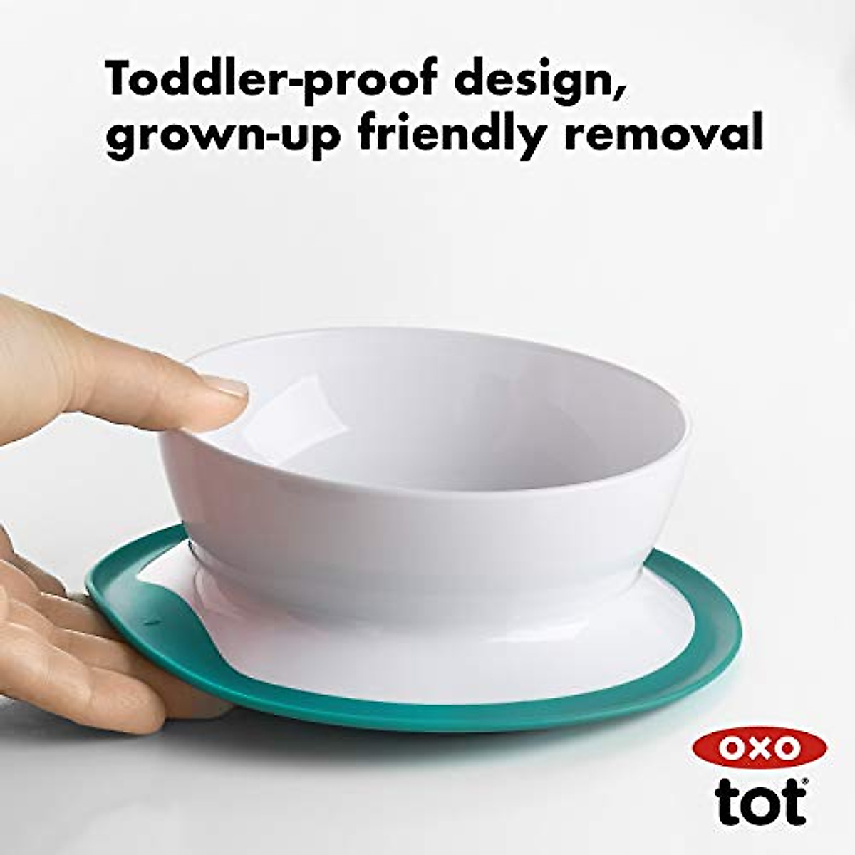 OXO Tot Stick & Stay Suction Plate & Bowl Bundle - Teal