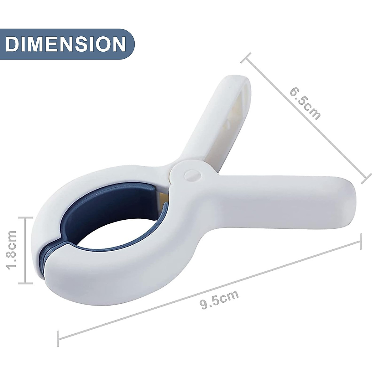 Beach Towel Clips Heavy Duty Plastic Clothes Pins for Beach Chairs Cruise Pool Lounge Set of 6 Outdoor Laundry Clamps for Hanging Clothes DIY Crafts