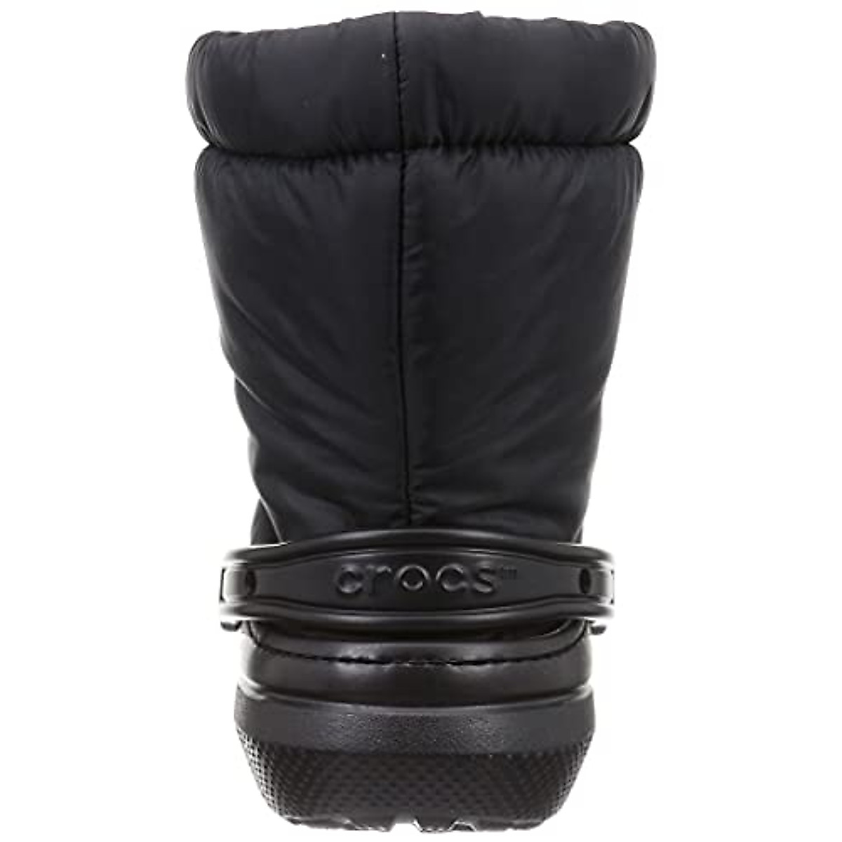 Crocs Unisex Classic Lined Neo Puff Fuzzy Winter Boots Snow Black, Numeric_7 US Women