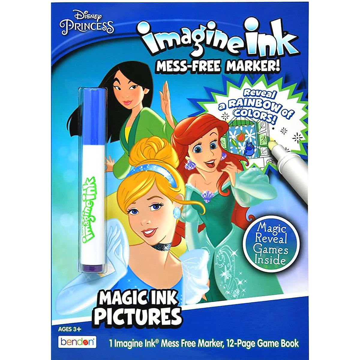 Disney Princess Coloring and Activity Book Bundle with Imagine Ink Coloring Book, Stickers and More