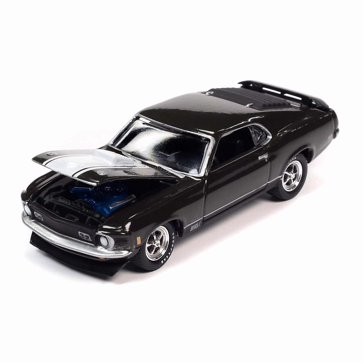 Johnny Lightning JLMC029 Muscle Car VER A 1970 Car Mustang Mach 1 Green