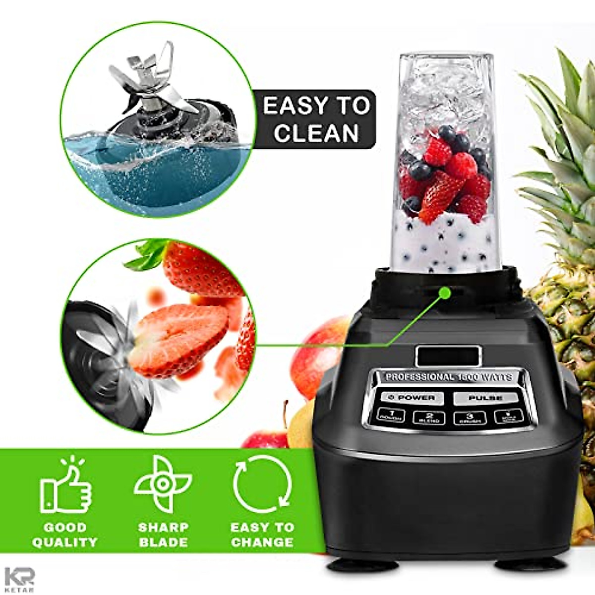 Ninja Blender Cups Replacement Blades - 6 Fin Ninja Replacement Blades Black and Decker Blender Parts Ninja Blender Cup for Bl Series - Ninja Blender Blade 16Oz Ninja Blades Replacement Cup Blender