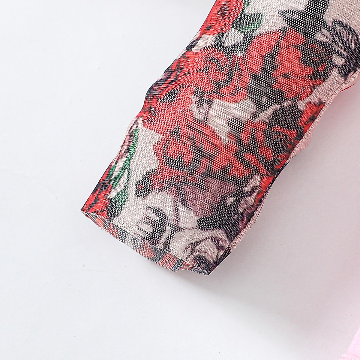 Magic Park 3-24M Infant Baby Boys Girls Tattoo Sleeve Romper Bodysuit Toddler Boy Tattoo Shirts Jumpsuit (Pink-C, 3-6 Months)