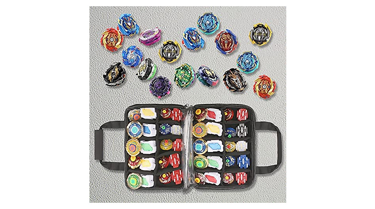 KISLANE 40 Battle Spinners Carrying Case for Beyblade