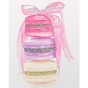 Papyrus Blank Cards with Envelopes, Stack of Macarons (14-Count)