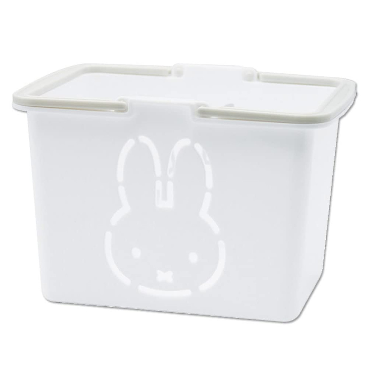 Tees Factory MF-5542224WH Miffy Mini Color Basket, White, Approx. H 3.1 x W 4.6 x D 3.3 inches (8 x 11.7 x 8.5 cm)
