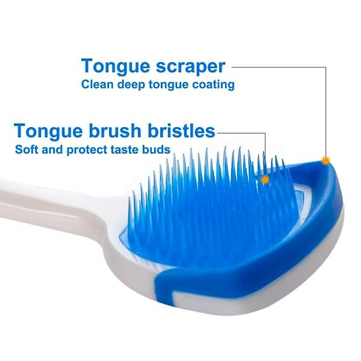 5 Pack Tongue Scraper Brush, Tongue Scraper, Tongue Cleaner, Tongue Brush, Tongue Scraper Cleaner, Tongue Brushes, Helps Fight Bad Breath, 5 Tongue Scrapers