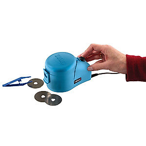 TrueCut TrueSharp 2 Power Sharpener, Fast and Easy to Use Rotary Cutter Blade Sharpener, Sharpen 28mm, 45mm and 60 mm Blades, Diamond Grit Blade Sharpening Tool, Quilting and Sewing Supplies