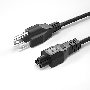 Mickey Mouse 6FT AC Power Cord Replacement for Epson WF-2830, WF-4740 & More, C5 to NEMA 5-15P, 1Pack