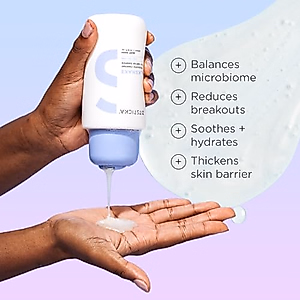 ZitSticka Body Wash - SILKSHAKE Probiotic-Rich Body Cleanser w/Tea Tree & Omega 3, 6 & 9 for Back Acne & Breakout Prone Skin, Sensitive Skin, Oily Skin, Dermatologist Tested